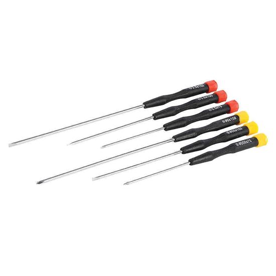 NutandBoltShop. Extra-Long Precision Screwdriver Set 6 Piece Slotted ...